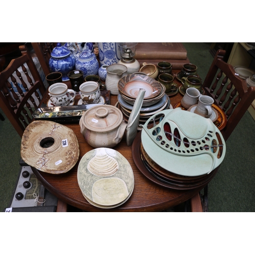 Large Collection of Studio Pottery to include Anna Lambert, Tim ...