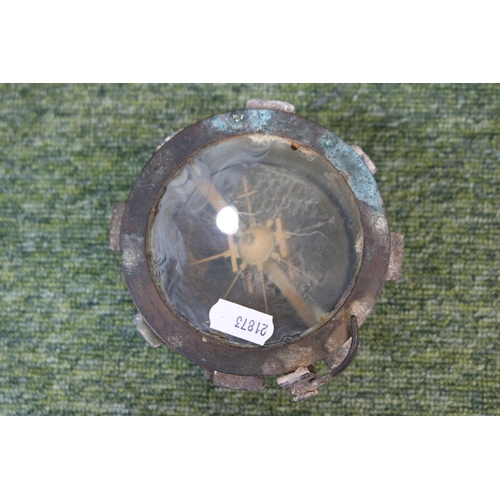 104 - WWI Trench Knife and 2 Vintage Aircraft Compasses