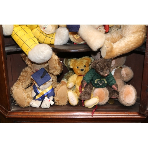Good collection of assorted Teddy bears to include Steiff, Deans Rag ...