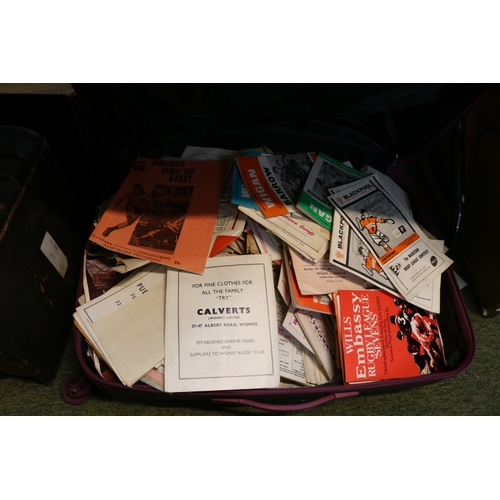 Large collection of Assorted Rugby programmes to include International ...