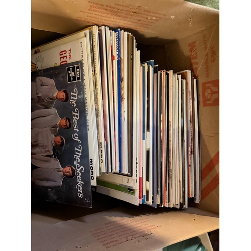 390 - Collection of assorted Vinyl Records to include Frank Sinatra ...