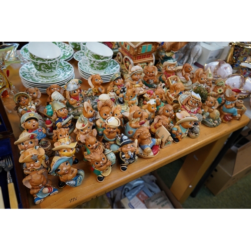 255 - Large Collection of assorted Pendelfin Rabbit figures