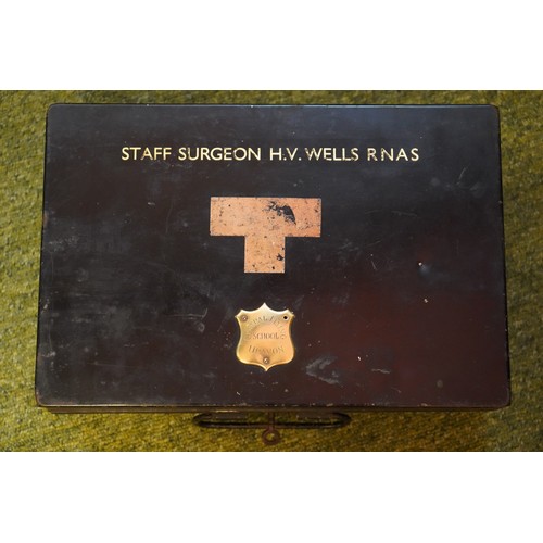 WW1 British Royal Naval Air Service Medical Box. Complete medical box ...