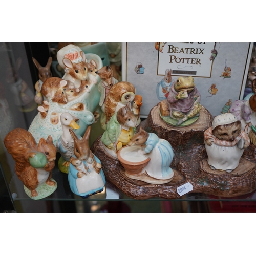 5 - Large collection of Beswick & Royal Albert Beatrix Potter figures ...