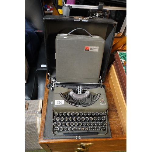 360 - Imperial Model T Typewriter and a Kodak Instamatic M55L Movie ...