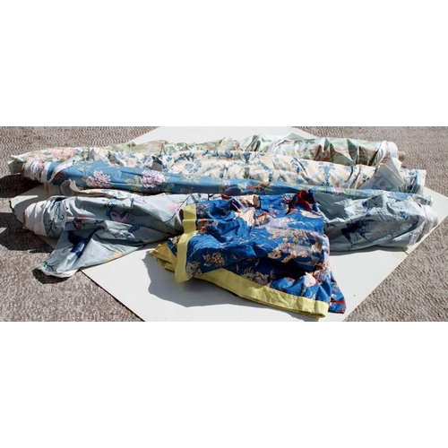 A quantity of part rolls of fabric to include Jonelle Duracolour ...