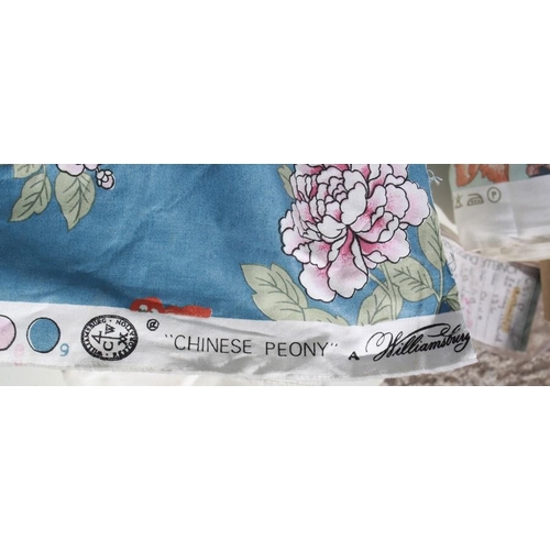 A quantity of part rolls of fabric to include Jonelle Duracolour ...