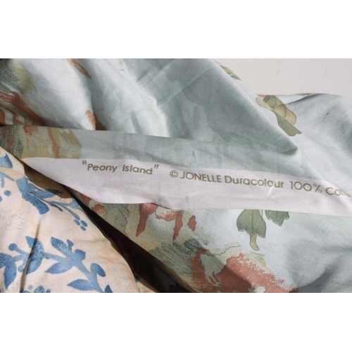 A quantity of part rolls of fabric to include Jonelle Duracolour ...
