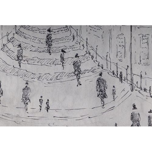 Manner of L S Lowry (1887-1976), a small collection of pencil drawings ...