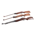 A Russian air rifle and two others (3).