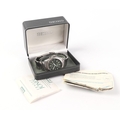 A vintage Seiko Kinetic 50m water resistant gentleman's wristwatch, the ...