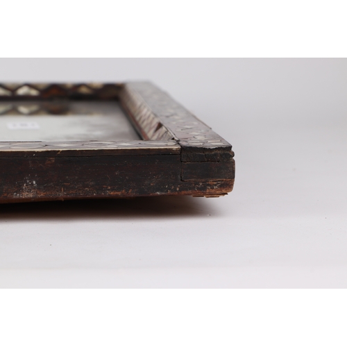 A Spanish Colonial 'Enconchado' mirror, tortoiseshell and mother of ...