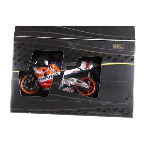 An Ixo models 1/12th scale MotoGP Repsol Team Honda diecast model, boxed.