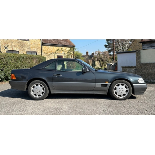 A 1995 Mercedes-Benz SL280, registration no. C14 DDW, metallic ...