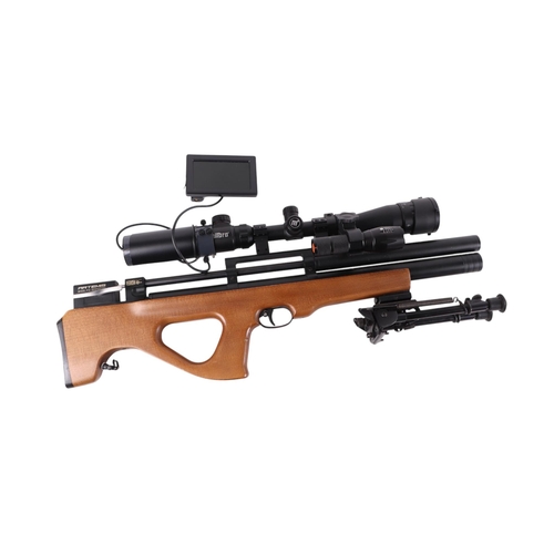 An SMK Artemis Model 50 .22 air rifle with Milbro Clearview 4-16x40 ...