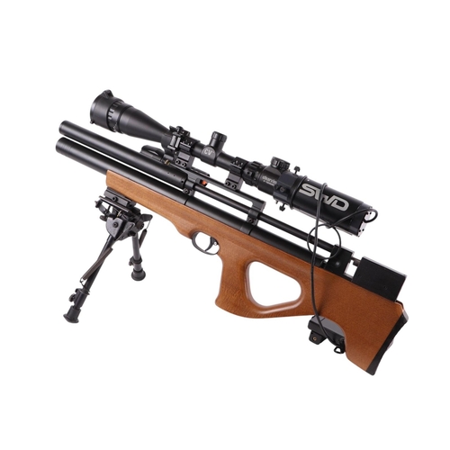 An SMK Artemis Model 50 .22 air rifle with Milbro Clearview 4-16x40 ...