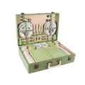 A mid century Brexton picnic hamper.