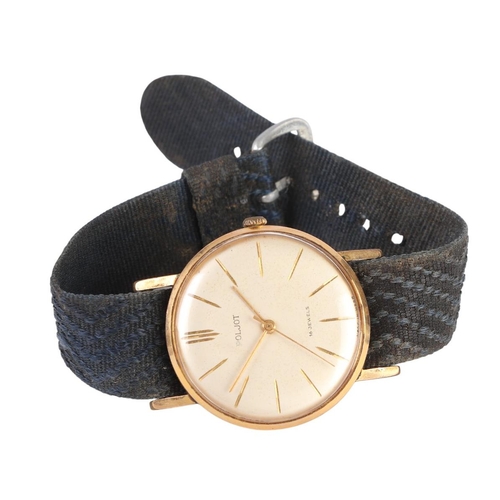 A vintage gentleman's Poljot wristwatch, the dial with baton indices.