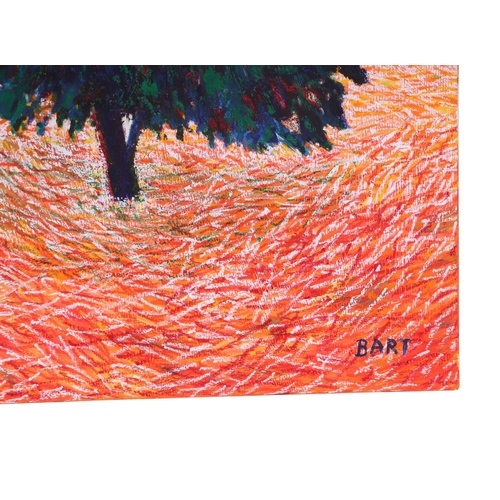 Bart (20th century Impressionist school) - Country Landscape Scene ...
