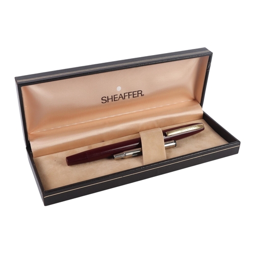 A Sheaffer Imperial gold plated fountain pen; a Sheaffer Imperial ...