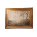 Victorian school - Woodland Track Scene - watercolour, framed & glazed ...