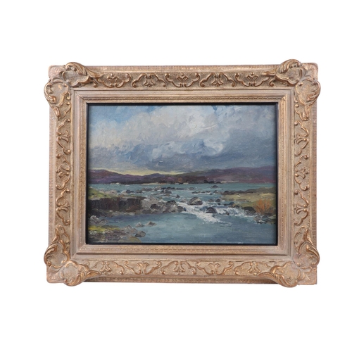 Flora Mitchell (1890-1973) - A Western River - Irish scene, oil on ...