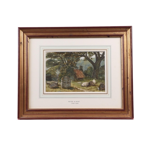 Peter de Wint (1784-1849) - A Pastural Scene with Sheep Grazing in a ...
