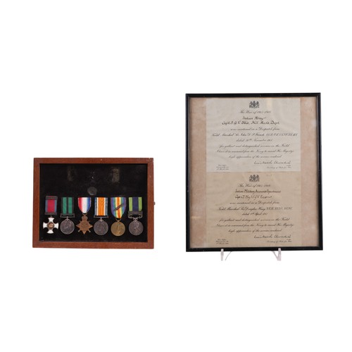 A WWI DSO Medal group to Lieutenant Colonel SGV Ellis. The impressive ...