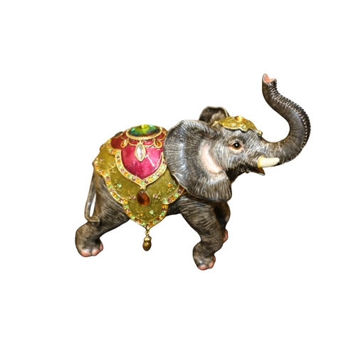 Treasured Trinkets By Juliana Elephant Opening Trinket Box, Boxed, 21 x ...