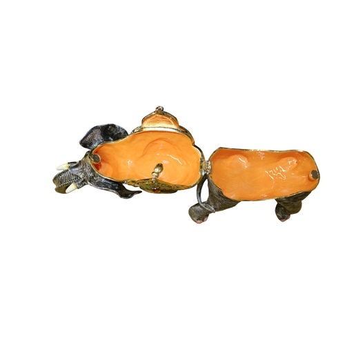 Treasured Trinkets By Juliana Elephant Opening Trinket Box, Boxed, 21 x ...