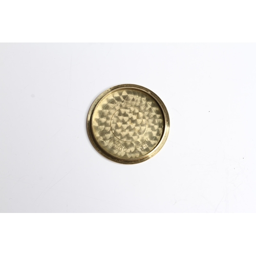 18CT OMEGA DE VILLE AUTOMATIC REFERENCE 165007, circular silver dial ...