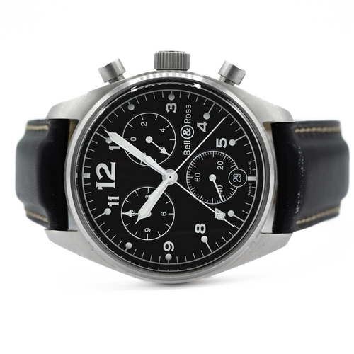 GENTLEMAN'S BELL & ROSS VINTAGE 120 QUARTZ CHRONOGRAPH, 120.A-S15028 ...