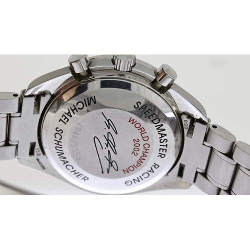 OMEGA SPEEDMASTER RACING MICHAEL SCHUMACHER F1 2002 BOX AND PAPERS 2003 ...