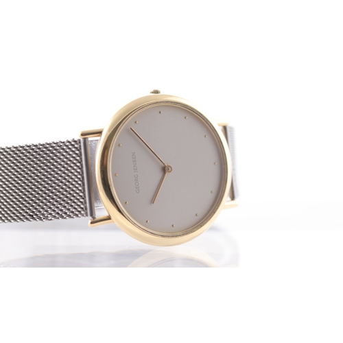 Georg Jensen A Thorup & Bonderup 18ct yellow gold Quartz with Box Brand ...