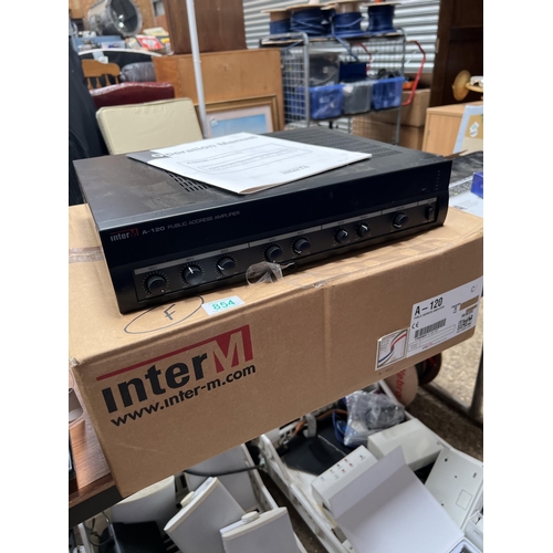 INTERM a120 amplifier