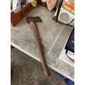 long handled axe
