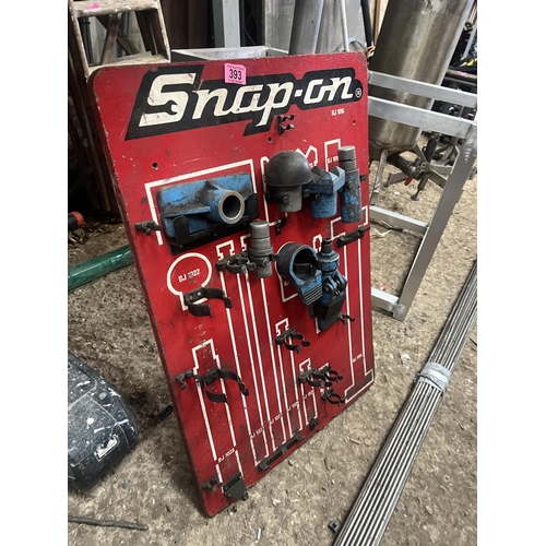 Snap on board with parts