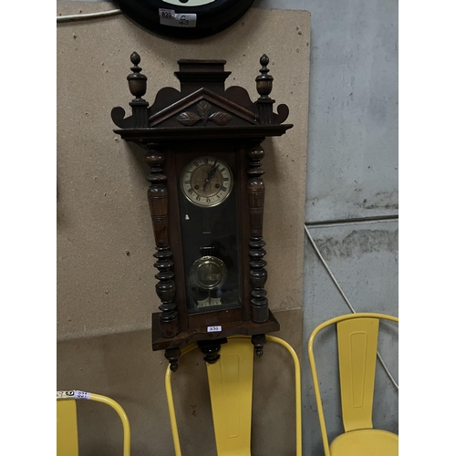 Vienna style wall clock