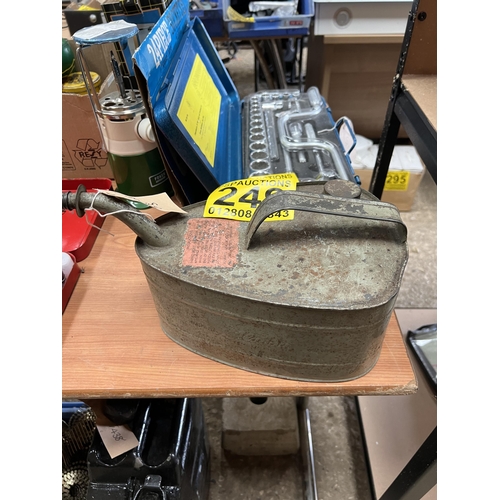 Vintage paraffin can