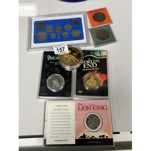 mixed coin lot , Lion King , 1943 Great Britain coin set