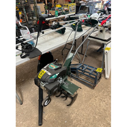 New Webb petrol rotavator