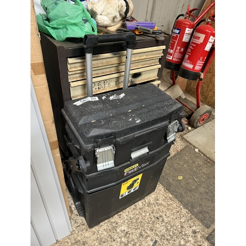 Fat max tool box on wheels
