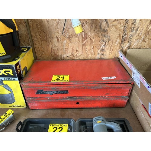 snap on empty tool box