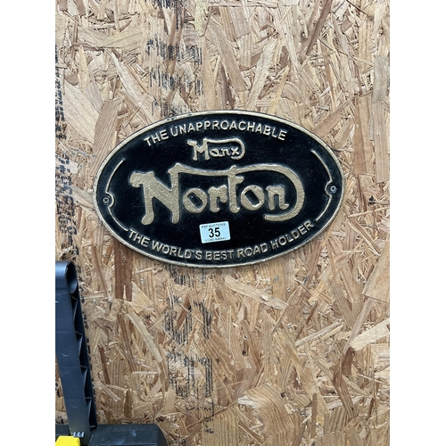 H316 Norton sign