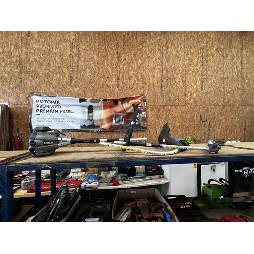 Titan long pole hedge cutter + strimmer s a s