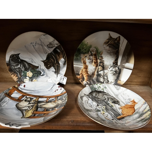 x 4 cat plates