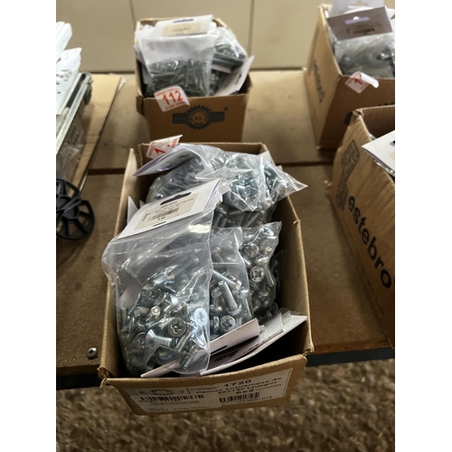 box of screws in bags large amount