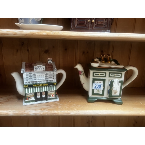 x 2 teapots