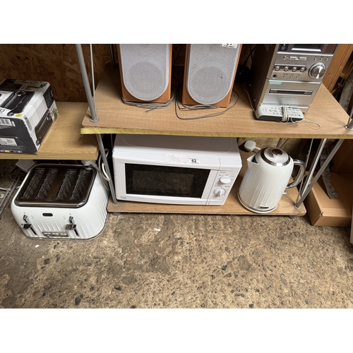 kettle, microwave, 4 pc toaster