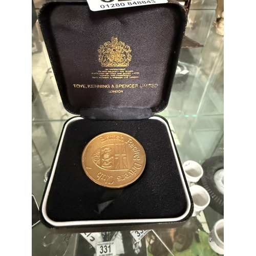 British racing drivers club coin